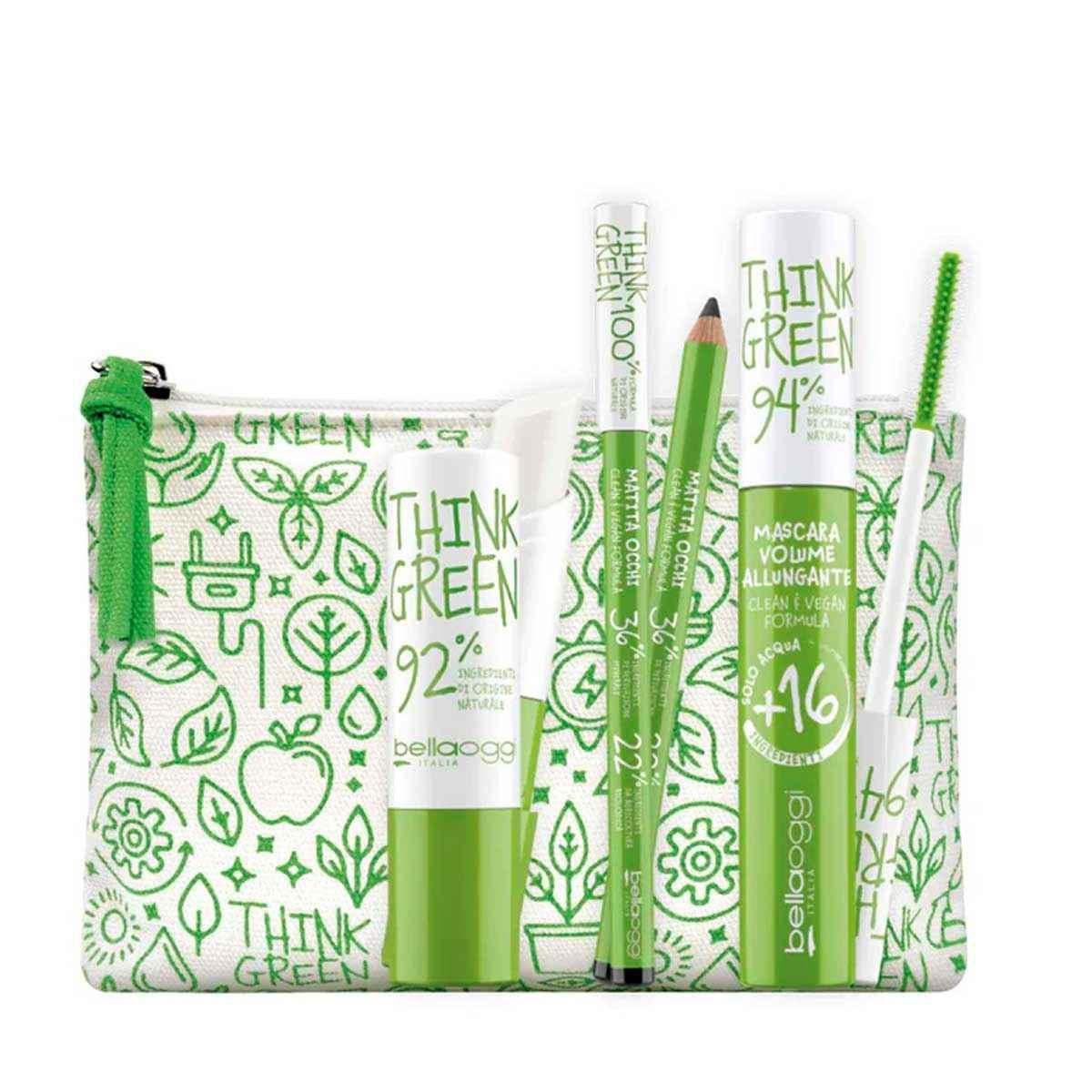 BellaOggi Kit Think Green Clean E Vegan 3 pz – VanityStock.com
